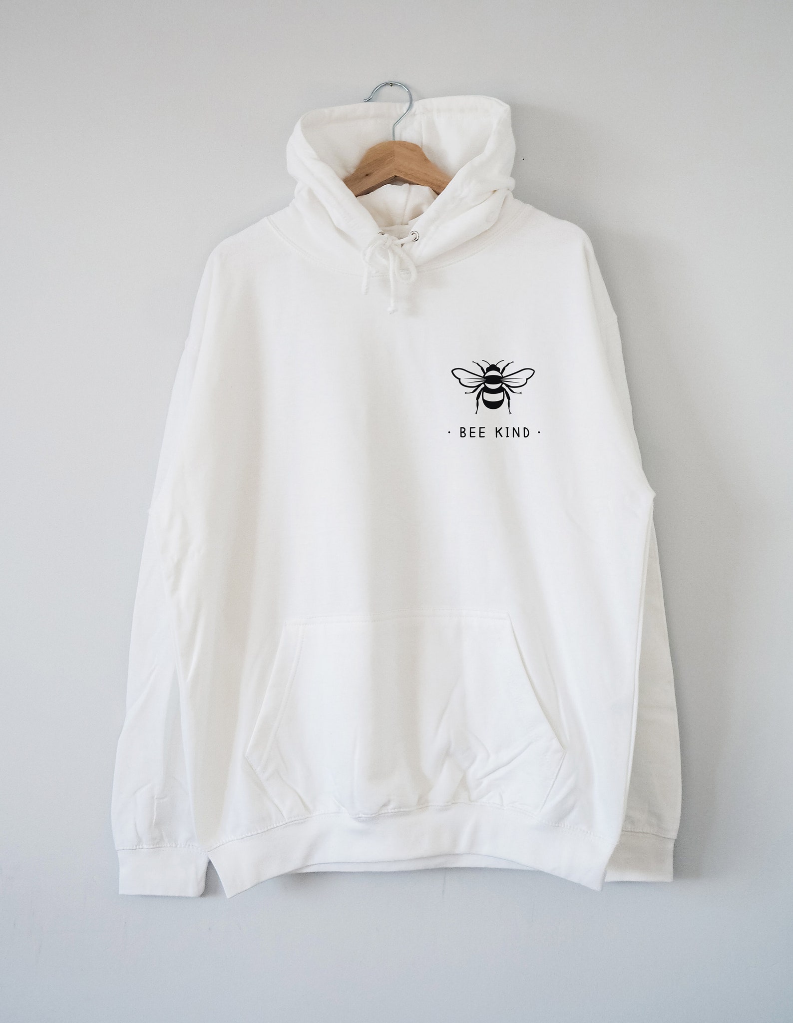 BEE KIND Hoodie Hooded Sweater Sweatshirt, Save the Bees Hoodie, Eco ...