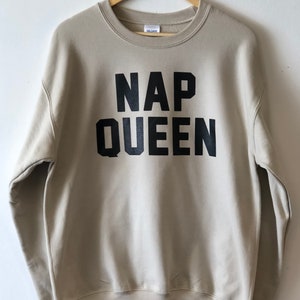 Nap Queen Sweatshirt Sweater Jumper High Quality WATER BASED PRINT ...