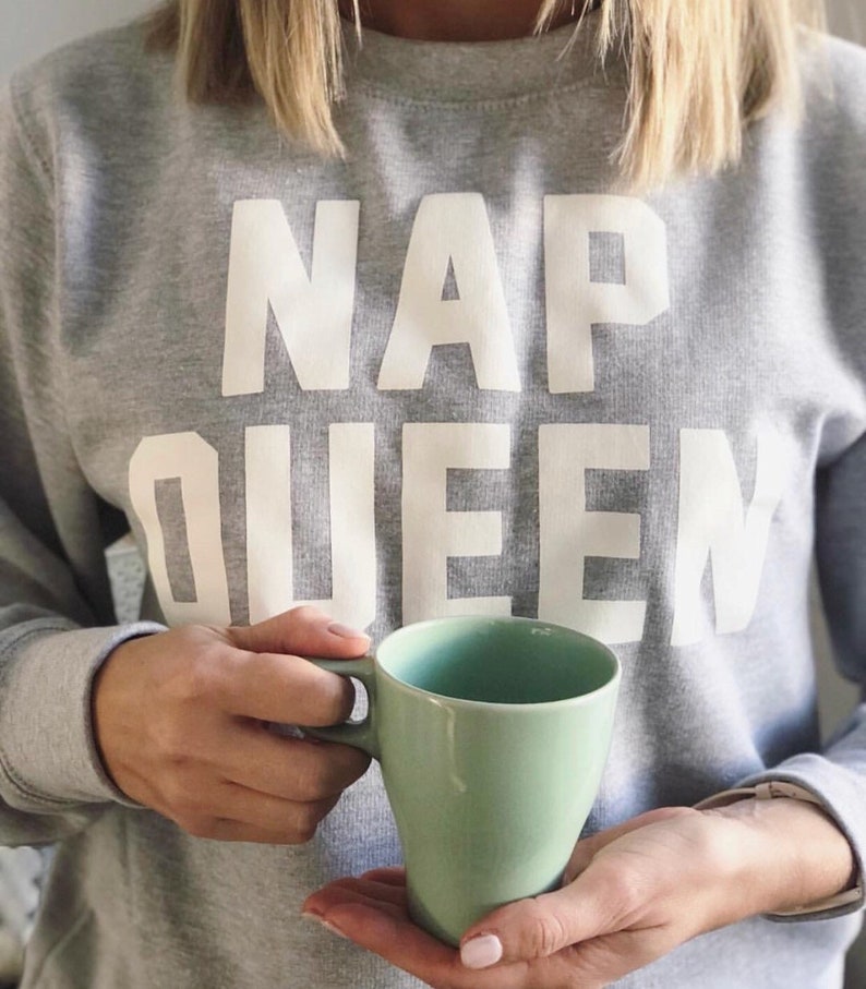 Nap Queen Sweatshirt Sweater Jumper High Quality WATER BASED PRINT ...