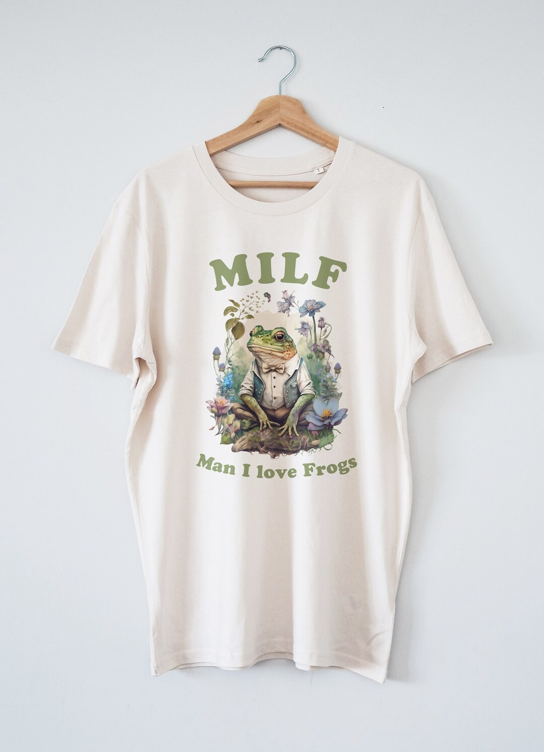 MILF Shirt Man I Love Frogs Shirt, Organic Cottagecore Shirt,goblincore Shirt,frog Shirt, Frog ...
