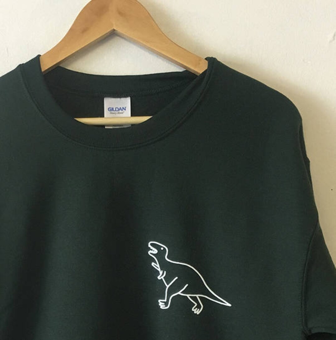 Dinosaur Pocket Sweatshirt Sweater Shirt Unisex High Quality WATER ...