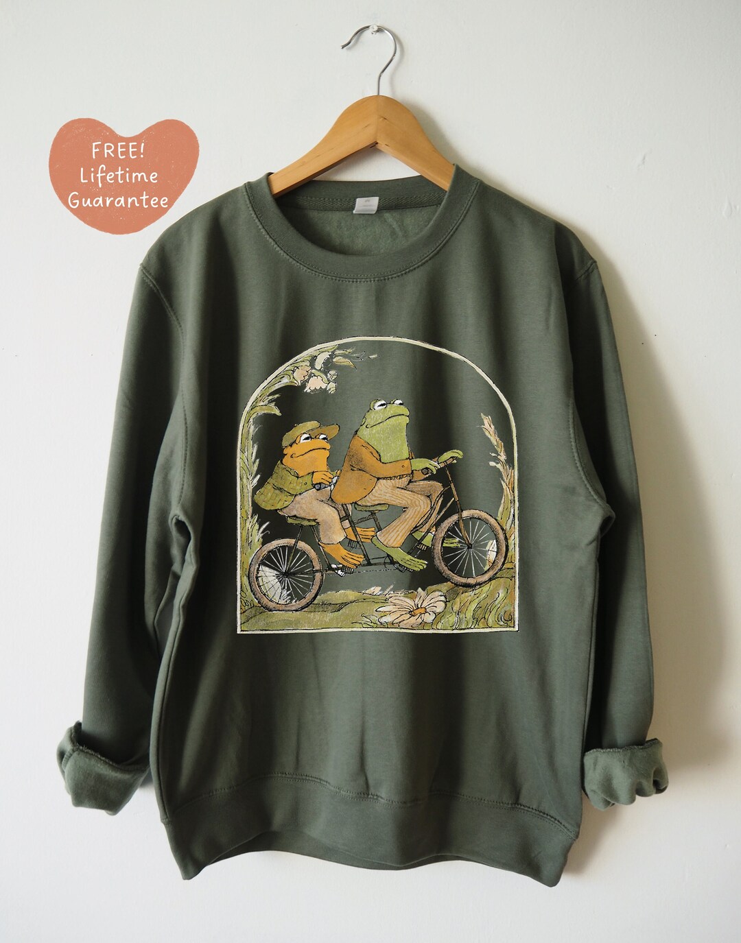 Frog and Toad Sweatshirt Sweater, lifetime Guarantee on Print, Classic ...