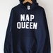 NAP QUEEN Hoodie Hooded Sweatshirt High Quality Water Based Print Soft ...