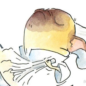 Chef Pug Art Print - Cute Pug Kitchen Decor, Pug Chef Decor, Funny ...