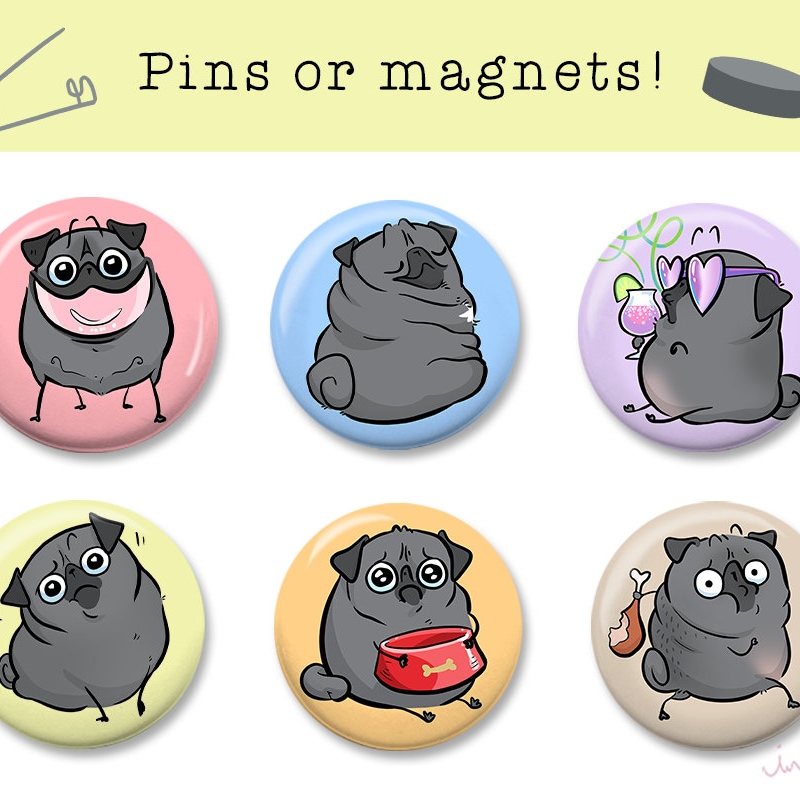 Inkpug - Etsy