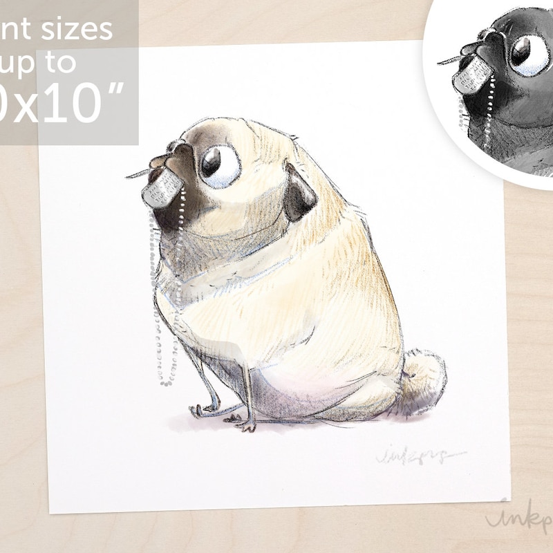 Inkpug - Etsy