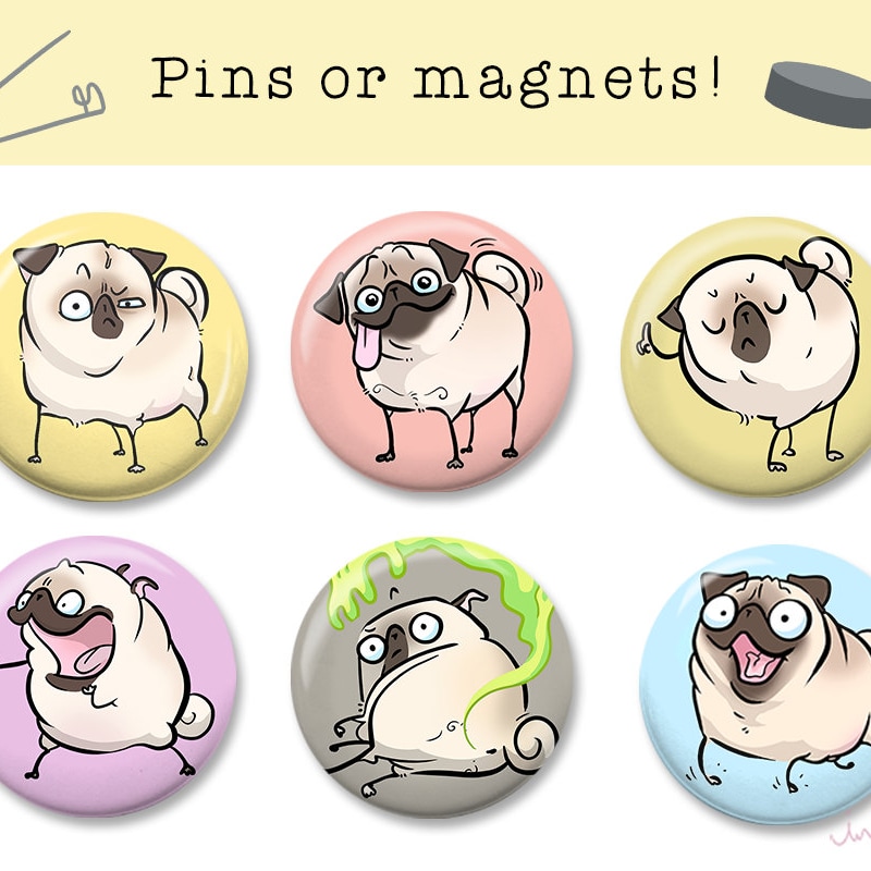 Inkpug - Etsy