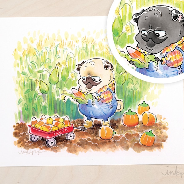 Inkpug - Etsy