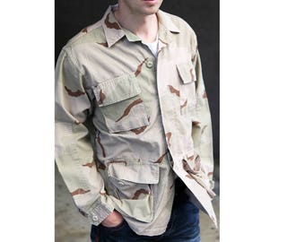 Desert camo jacket | Etsy