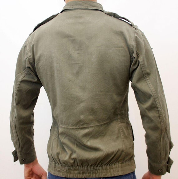 Vintage French army F1-F2 olive field jacket combat c… - Gem