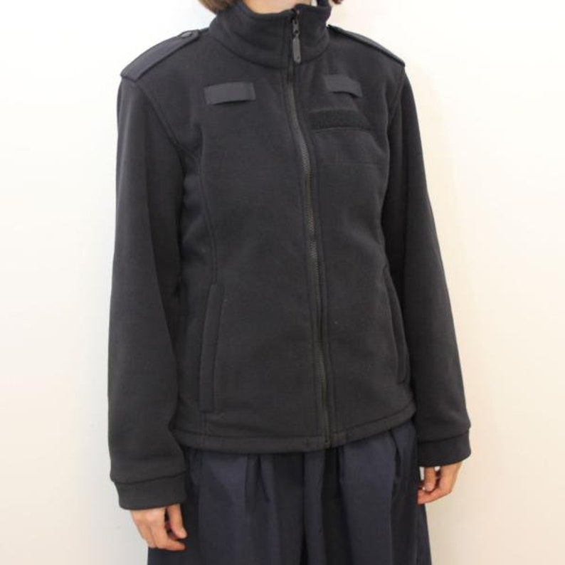 New British Metropolitan Police fleece jacket sweater black | Etsy