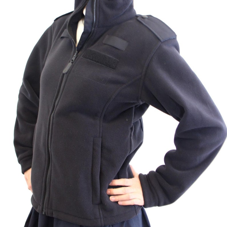 New British Metropolitan Police fleece jacket sweater black | Etsy