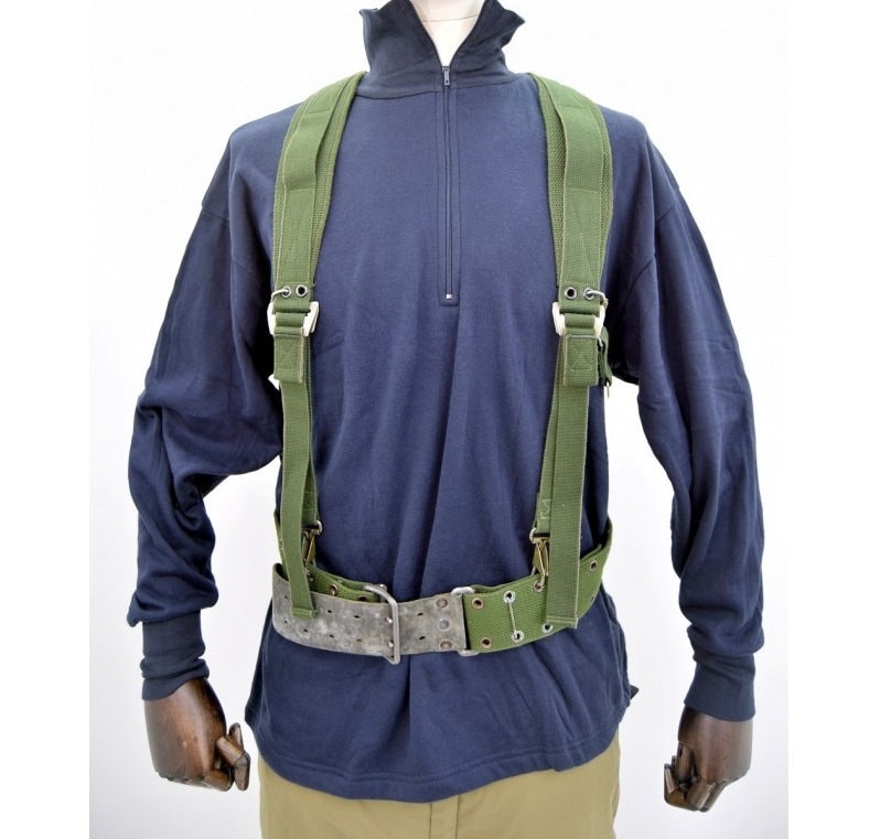 Vintage 1990s Swedish Army Load Carrying Set Belt Pouches Straps ...
