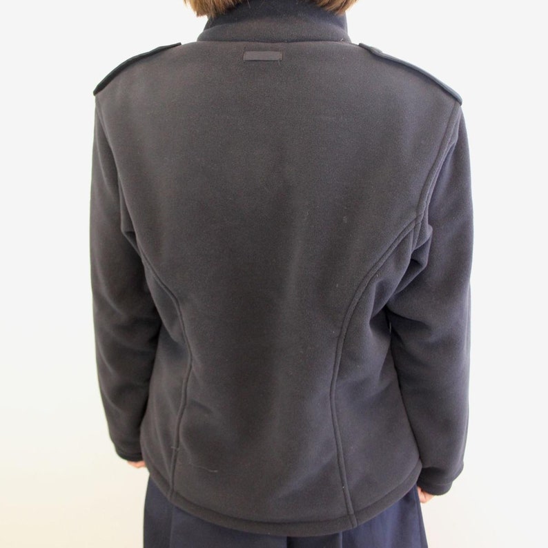 New British Metropolitan Police fleece jacket sweater black | Etsy