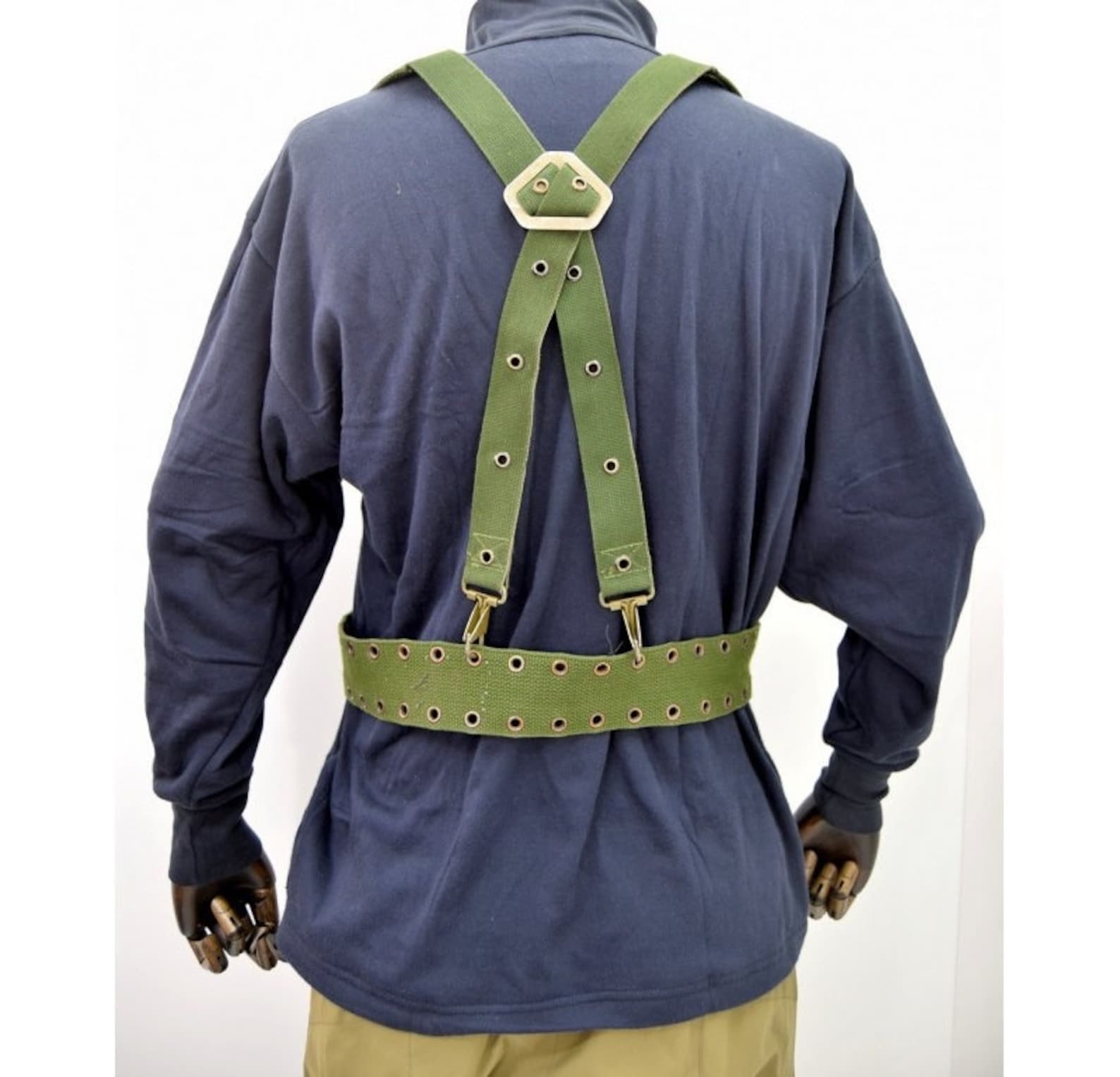Vintage 1990s Swedish Army Load Carrying Set Belt Pouches Straps ...