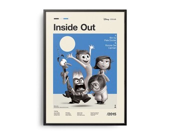Inside Out Movie Poster - Etsy