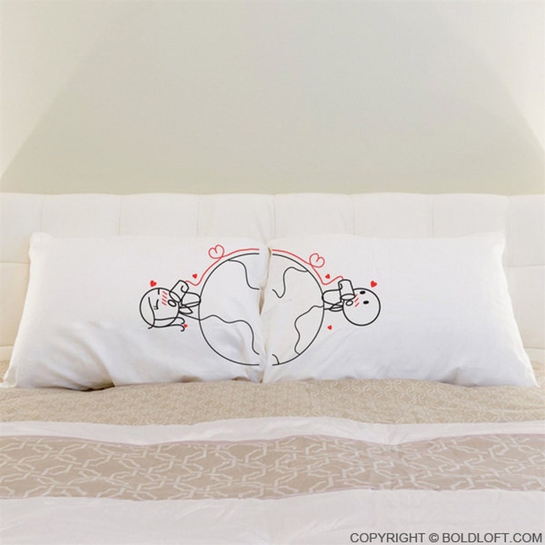 Long Distance Relationship Pillow Covers Long Distance Love - Etsy