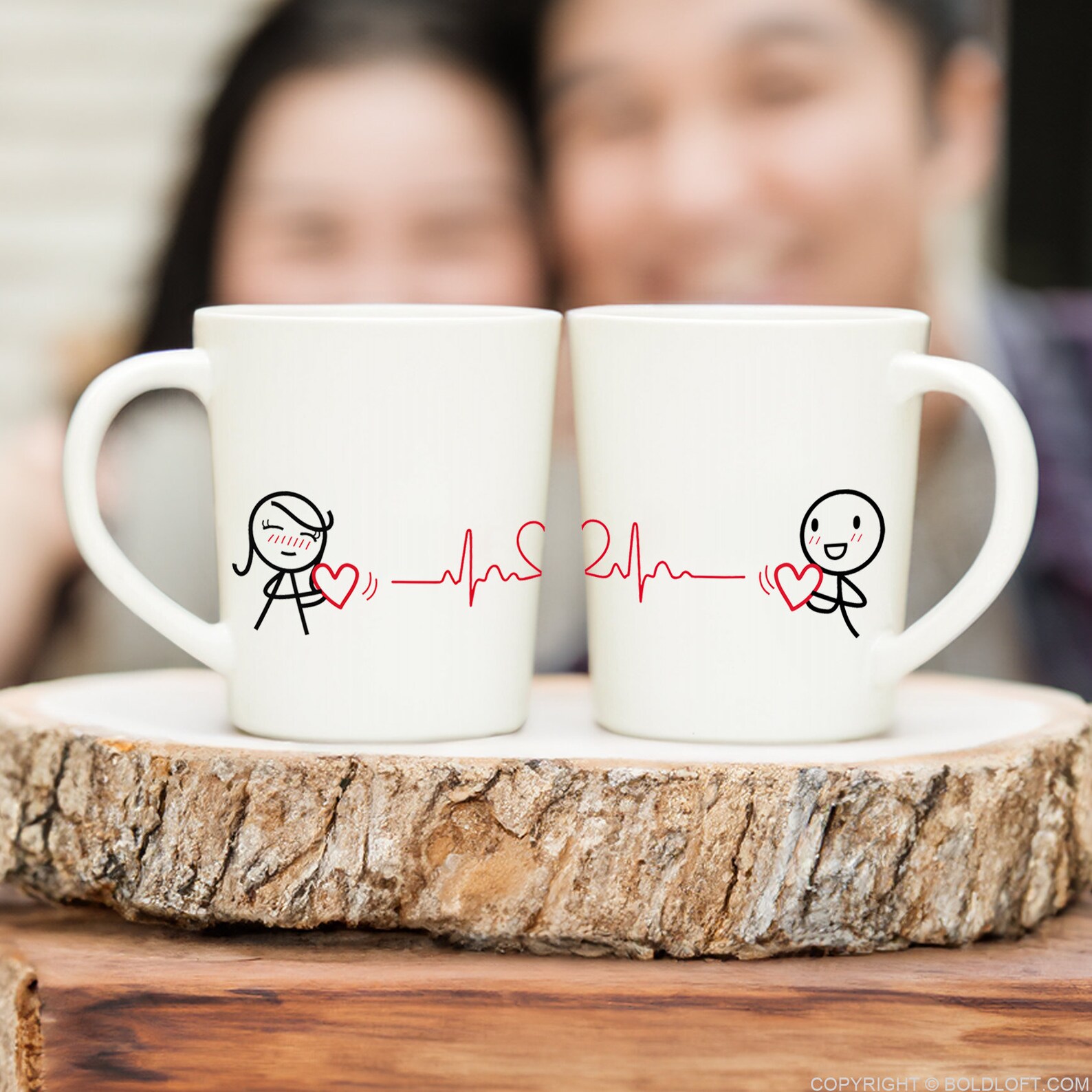 Couple Coffee Mugs Matching Mugs for Couples Valentine Mug Gift for Him ...