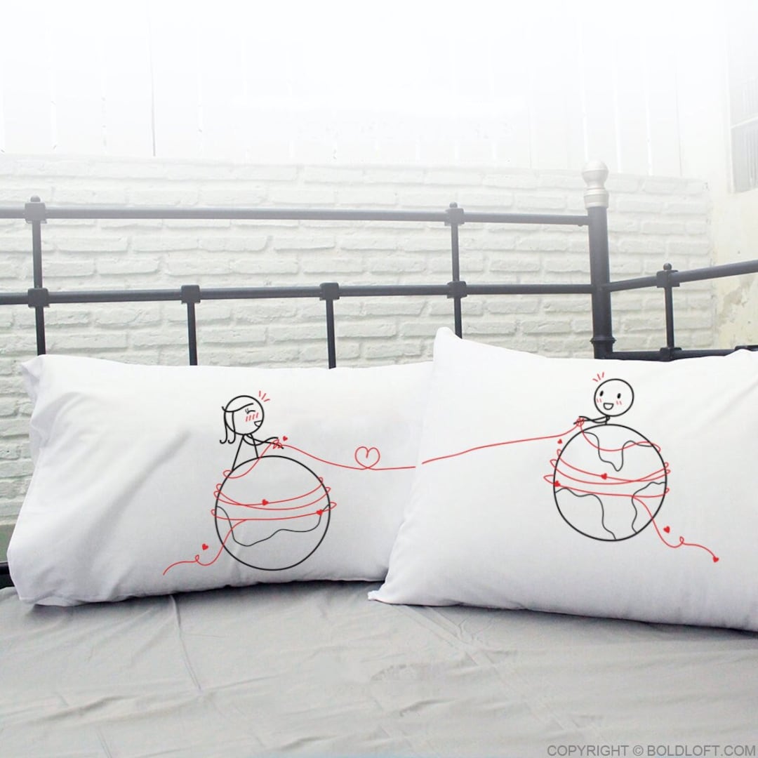 Long Distance Relationship Gifts Long Distance Pillow Cases Long ...