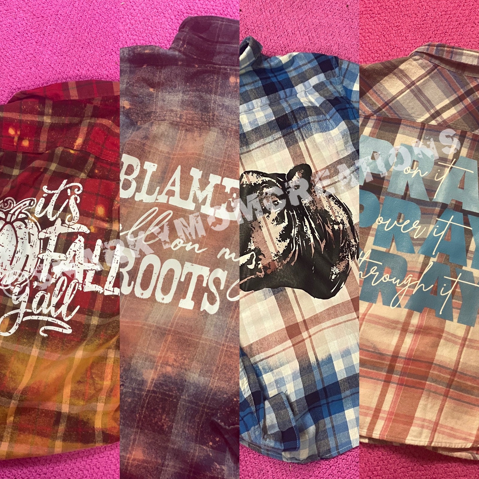 Distressed Flannel Shirt Men - Etsy