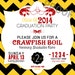 Printable Invitation - Crawfish Boil - LSU- TULANE Graduation Party ...