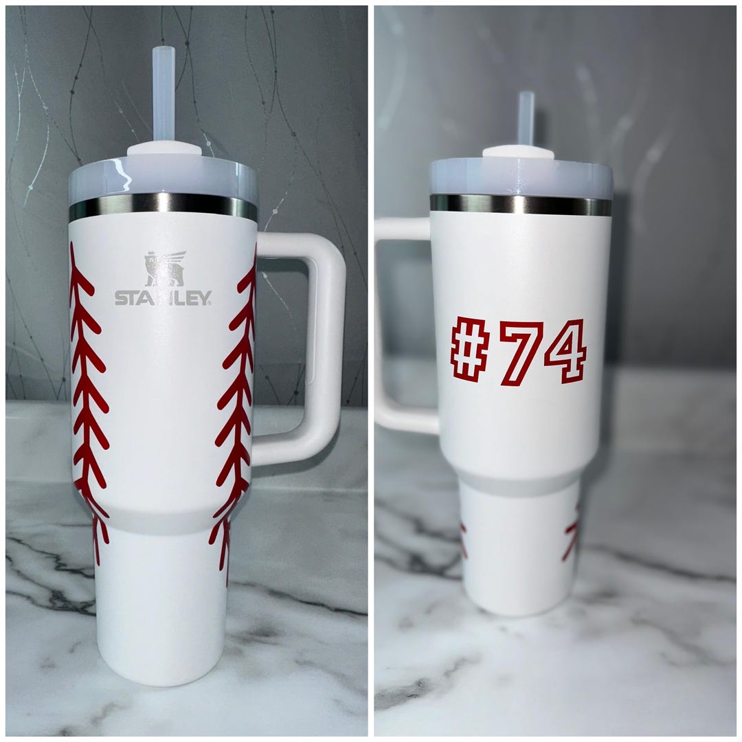 Authentic 30oz & 40oz Baseball Stanley Tumbler - Etsy