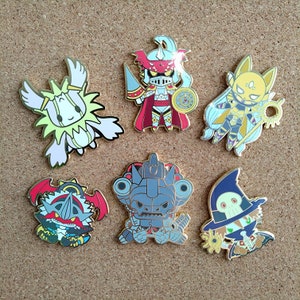Digimon Enamel Pins - Etsy