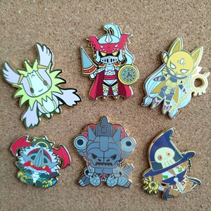 Digimon Enamel Pins - Etsy