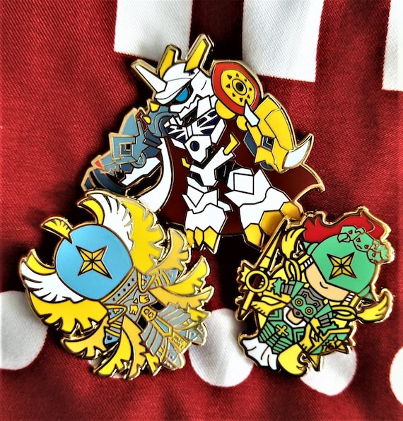 Digital Monsters Enamel Pins - Etsy
