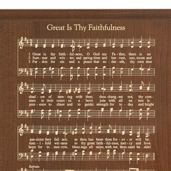 Great is Thy Faithfulness - Etsy