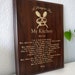 Kitchen Prayer Plaque | Kitchen Gift | Personalized Chef Gift | My ...