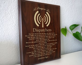 Fire Dispatcher Plaque - Etsy