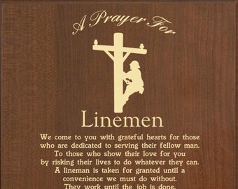 Lineman Prayer | Etsy