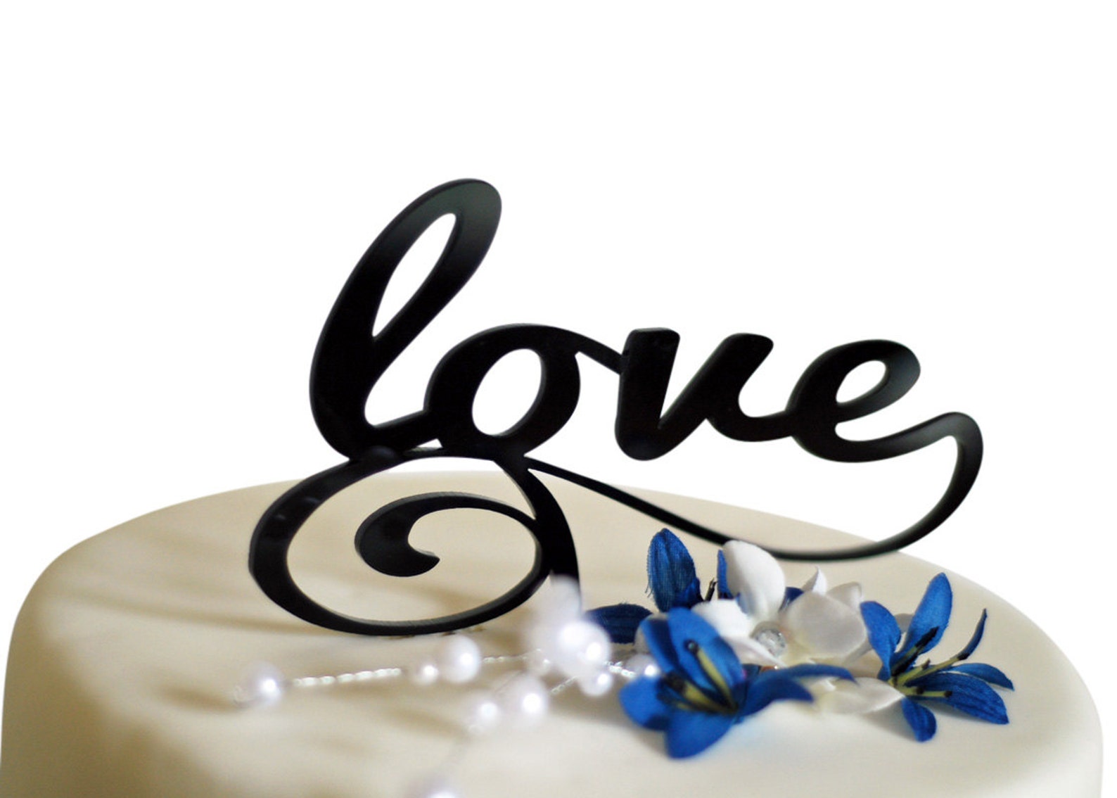 Love Cake Topper Love Wedding Cake Topper or Engagement | Etsy