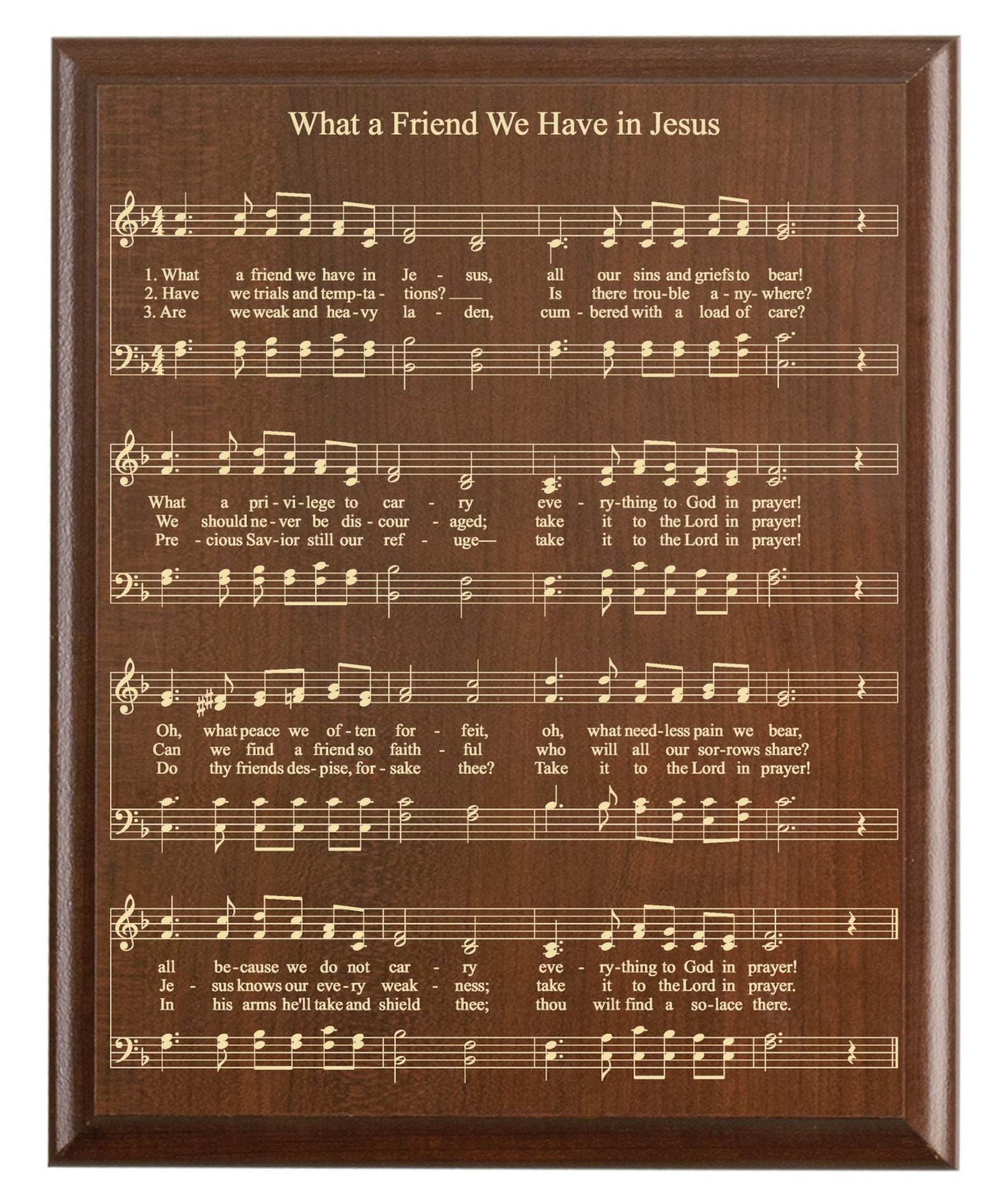 What a Friend We Have in Jesus Hymn Print Christian Hymnal - Etsy