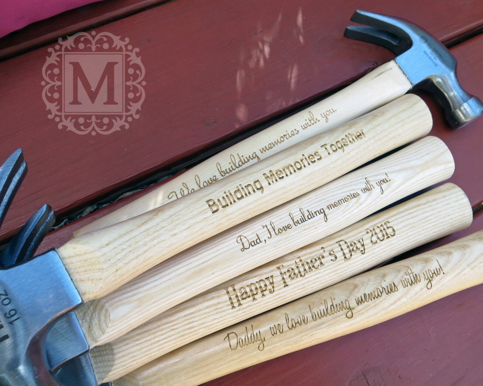 Your Engraved Handwriting Hammer Actual Writing From Child - Etsy