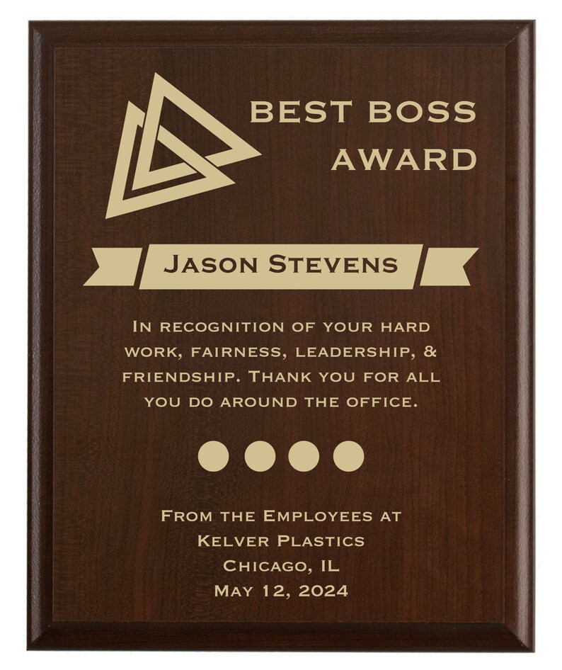 Best Boss Appreciation Gift | Boss and Manager Recognition for ...