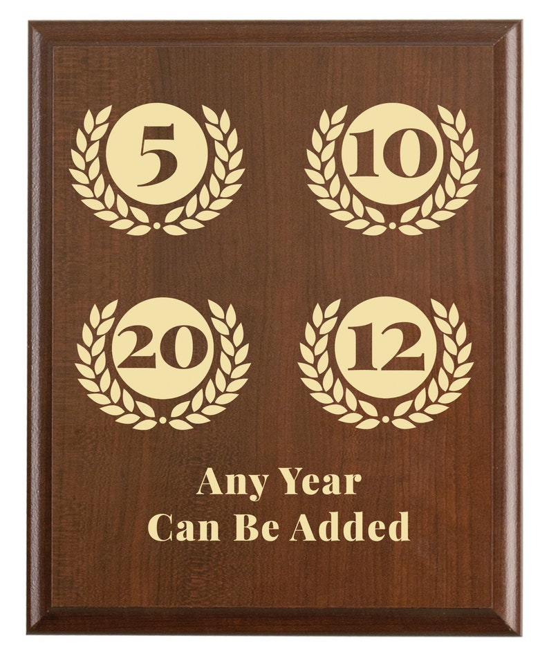 40 Year Work Anniversary Gift Award | Forty Years of Service Employee ...
