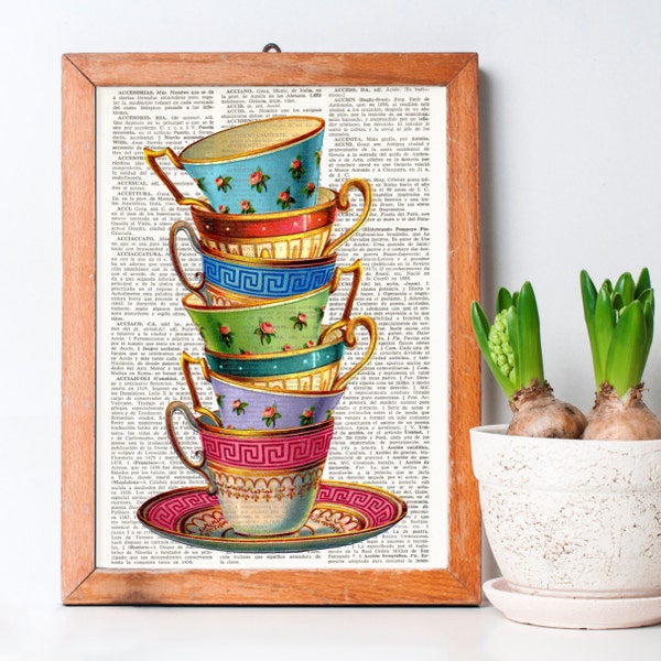 Stacked Tea Cup - Etsy
