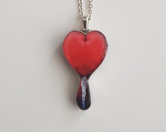 Our Bleeding Heart Necklace - Etsy