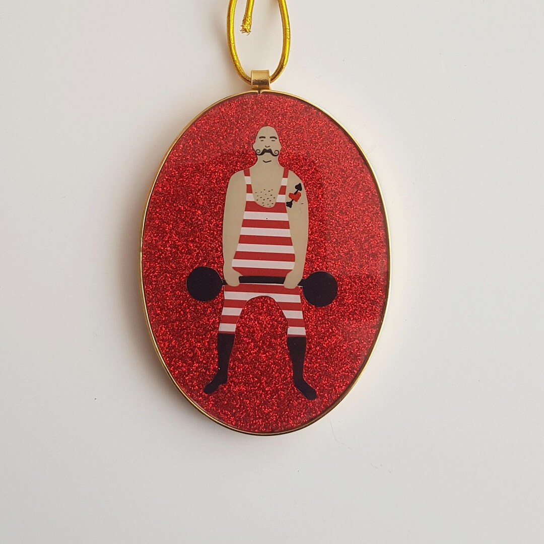 Circus Weight Lifter Decoration - Etsy