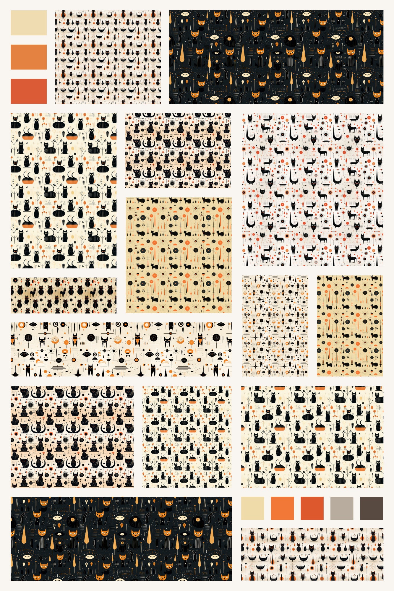 Retro Atomic Cats Digital Download - Etsy