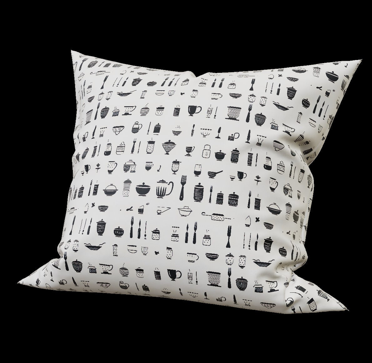 Black and White Cooking Patterns Digital Download - Etsy