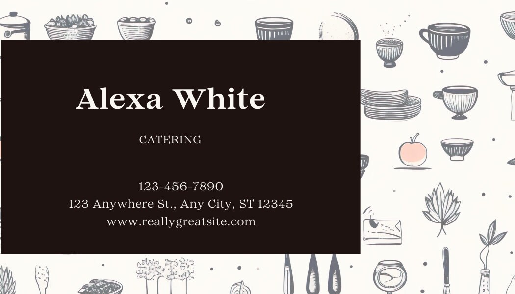 Black and White Cooking Patterns Digital Download - Etsy