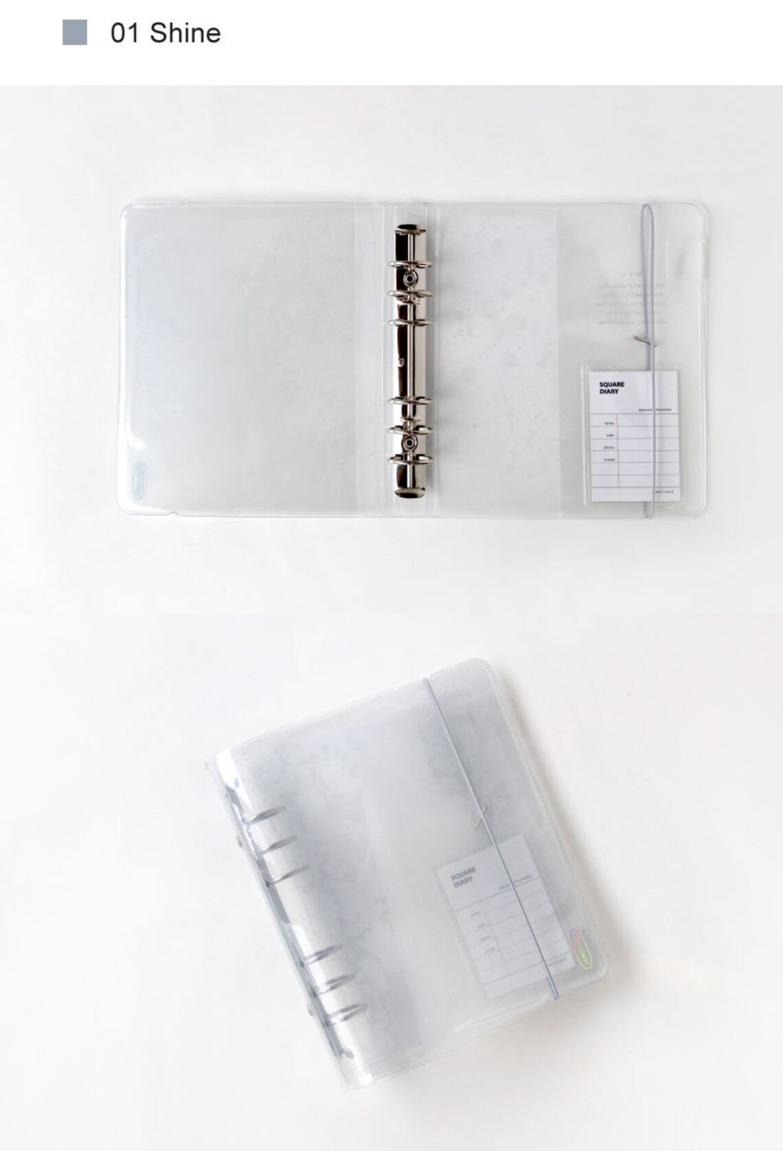 A6 Wide Square Planner Binder 5types 6 Ring Binder A5 | Etsy