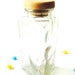 Glass Jar Triangular Transparent Glass With Cork Lid CONFETTO - Etsy