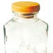 Glass Jar Triangular Transparent Glass With Cork Lid CONFETTO - Etsy