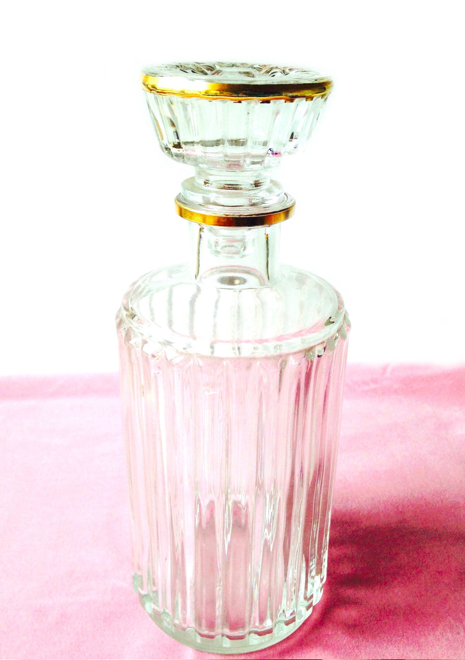 Whisky Flask Italian Made Glass Decanter With Large - Etsy