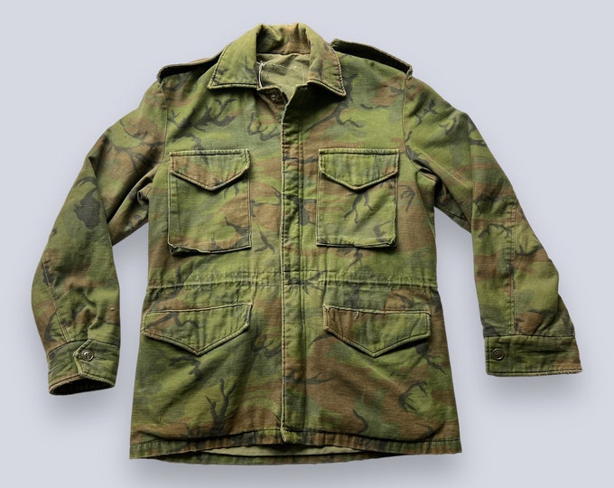 Vintage 1960s Camouflage Military Jacket 60s M65 - Etsy