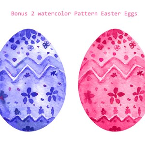 Hand Drawn Watercolor Landscape Easter Eggs Instant Download for ...
